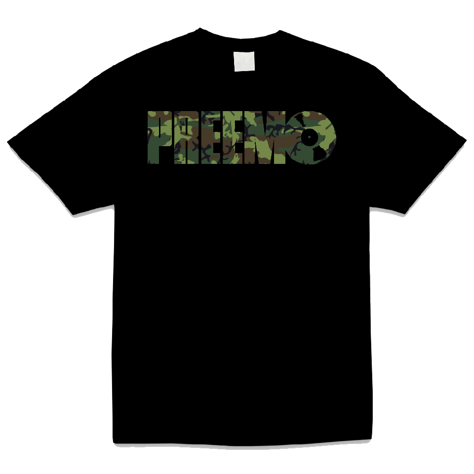 Preemo Camo Logo T-Shirt – Premier Wuz Here